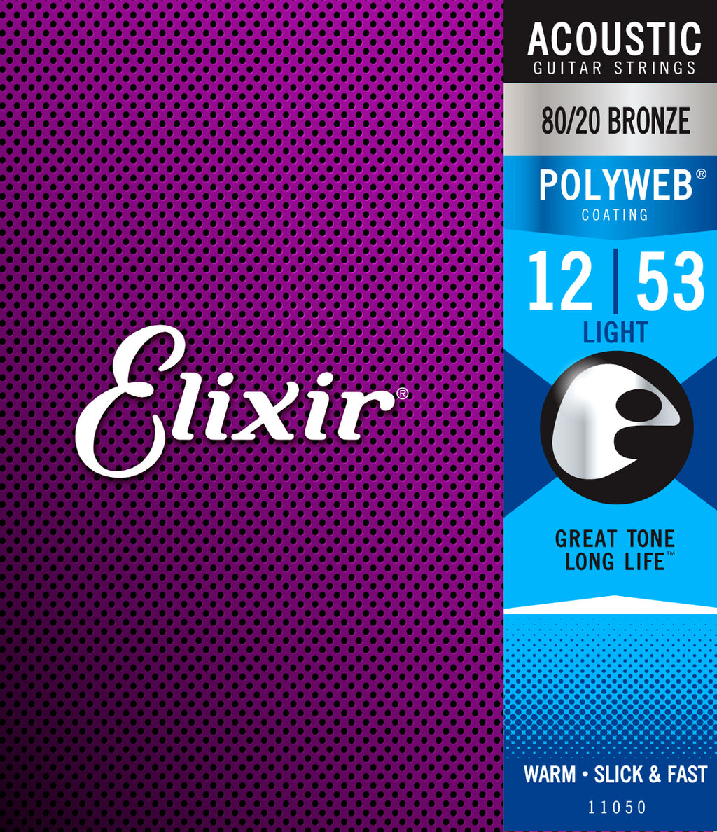 Elixir 11050 Acoustic Poly Light 12-53